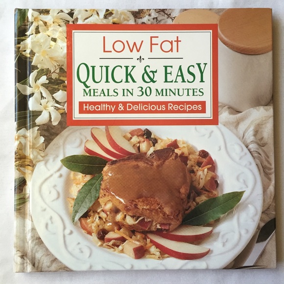Kitchen | Low Fat Quick Easy Meals In 3 Minutes Cookbook | Poshmark
